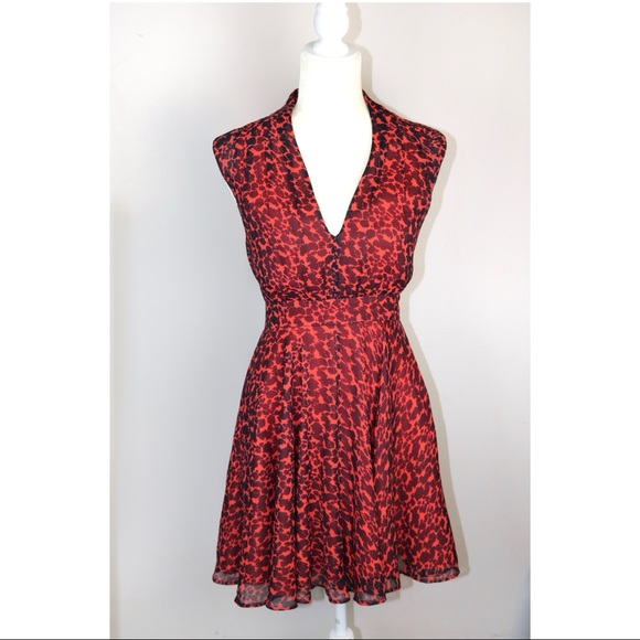 French Connection | Dresses | French Connection Red And Black Dress ...